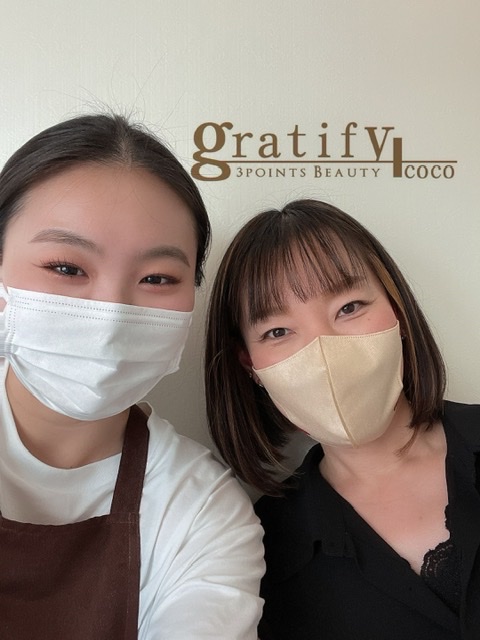 お客様と/石橋ネイル/gratify+coco